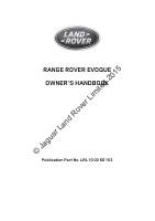 Land Rover Range Rover owner's manual - StartMyCar