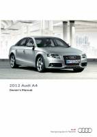 Audi A4 owner's manual - StartMyCar